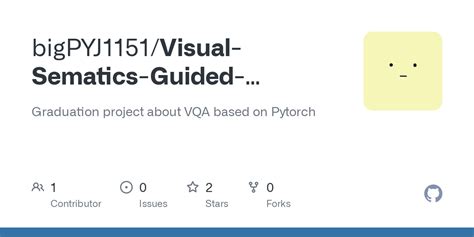 Github Bigpyj Visual Sematics Guided Attention For Vqa Graduation Project About Vqa Based