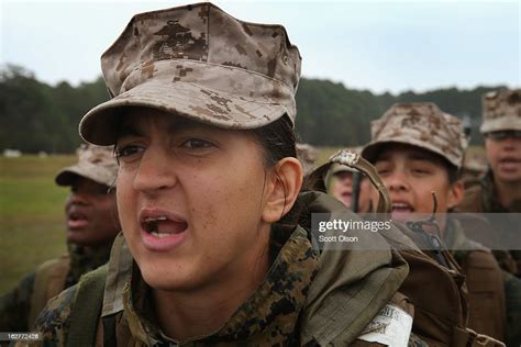 Marine Recruit India Phandis From Salt Lake City Utah Waits With