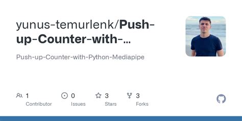 Github Yunus Temurlenkpush Up Counter With Python Mediapipe Push Up