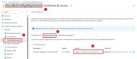 create amazon bedrock kb with sharepoint app only auth