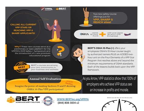 Vpp Enhanced Osha Outreach Training Bert Workplace Safety Solutions