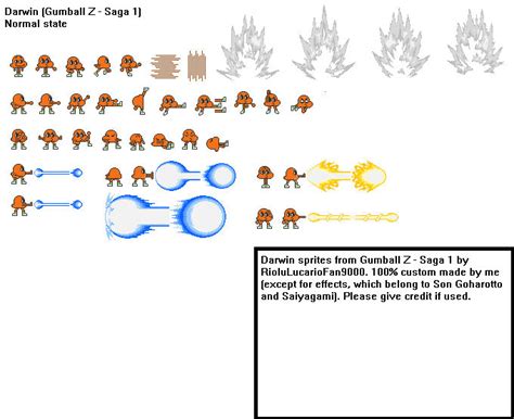 Darwin Lsw Sprites By Gokukaioken9000 On Deviantart