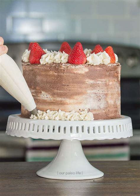 14 Layer Chocolate Strawberry Paleo Cake {grain Free Dairy Free}