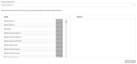 Managing Queries MemberClicks Trade