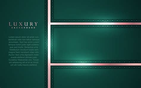 고급 배경 디자인 녹색과 황금 요소 장식 우아한 종이 아트 모양 벡터 레이아웃 템플릿 초대장에 대한 스톡 벡터 아트 및 기타 이미지 초대장 녹색 로즈골드 Istock