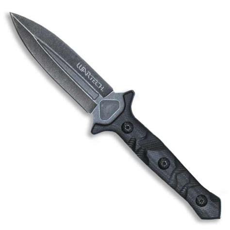 Dark Tactical Dagger Double Edge Combat Knife Fixed Blade Daggers Kombativ