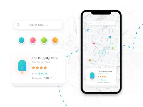 Map Concept Ui Kit By Kushal Panchal On Dribbble