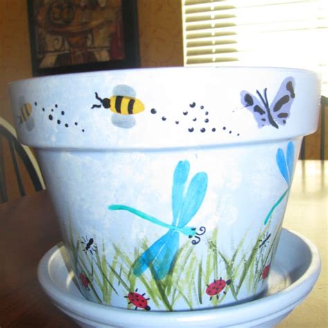 Decorated Pot Etsy