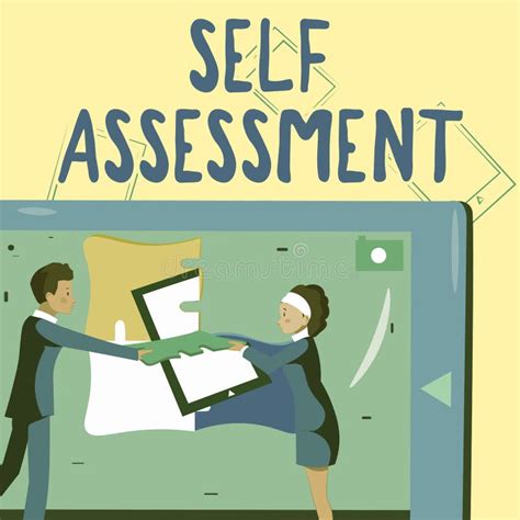 Inspiration Showing Sign Self Assessment Word For Evaluation Of