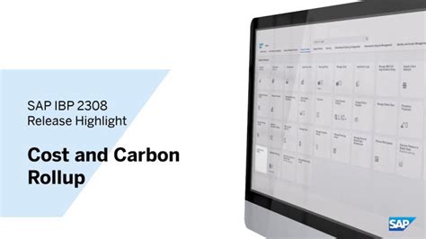 It Partners Inc On Linkedin Sap Ibp 2308 Release Highlight Cost And Carbon Rollup