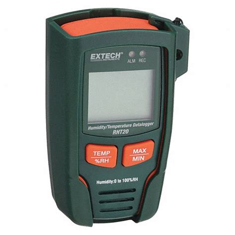 Extech 0 To 100 Relative Humidity Measured 40°f To 158°f Data Logger 4cwr7 Rht20 Grainger