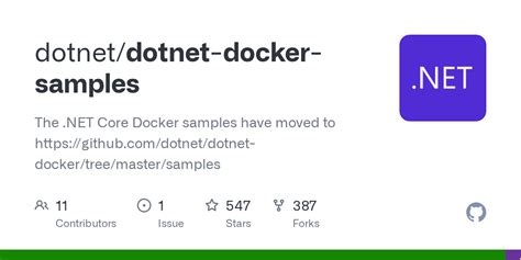 Github Dotnet Dotnet Docker Samples The Net Core Docker Samples Have Moved To Https Github