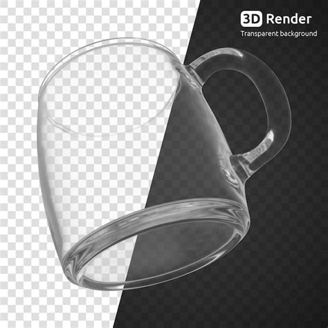 Premium Psd Empty Glass Cup Isolated