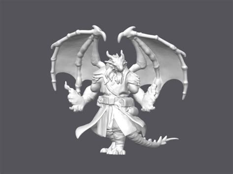 Dragonborn Mini Dnd By Brewsermakerworld Download Free 3d Models