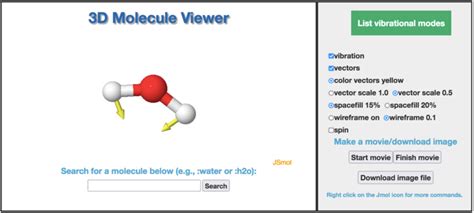 Screenshot Of Three Dimensional 3d Molecule Viewer Embedded In Lida Download Scientific