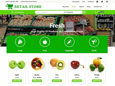 Retail Storefront Elegant Free Woocommerce Theme Multipurpose Shop