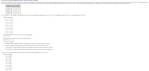 Calculate The Test Statistic Round Your Answer To Chegg Com