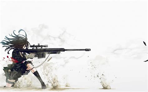 拿狙击枪的女孩3d打印模型 拿狙击枪的女孩3d打印模型stl下载 动漫游戏3d打印模型 Enjoying3d打印模型网