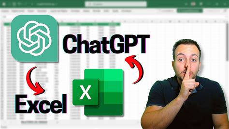 how to use chatgpt with excel practical example automate tasks and