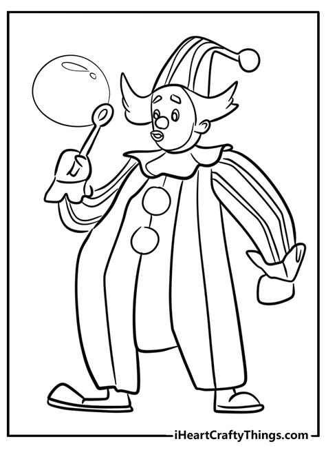 36 Clown Coloring Pages Printable Pdf Sheets For Free