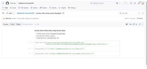 Accessing Azure Data Lake Storage Adls Using An Access Key When Working… Phaneendhra Patel