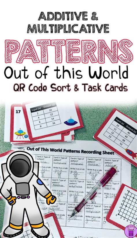 Out Of This World Additive And Multiplicative Relationships Teks 54c And 54d Task Cards