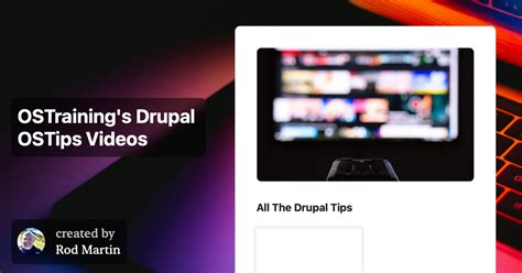 Ostrainings Drupal Ostips Videos
