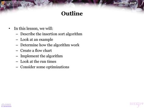 Insertion Sort Ppt Download