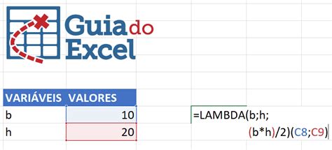 Lambda Excel Como Usar A Função Guia Do Excel