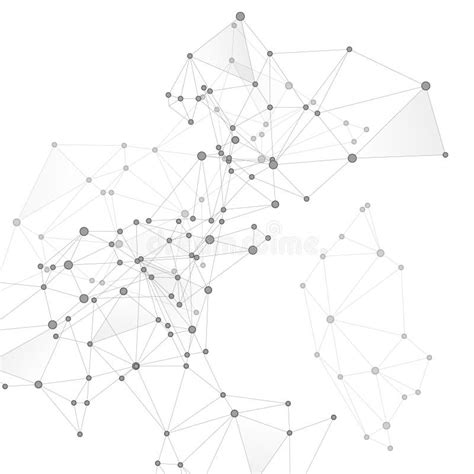 Gometric Plexus Structure Cybernetic Concept Stock Vector
