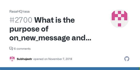 what is the purpose of on new message and where it is defined i need to check the source code