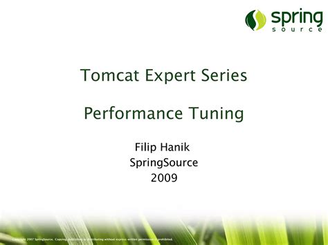 Tomcatx Performance Tuning Pdf Web Development Internet