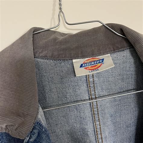 Dickies Denim Jacket Large Depop