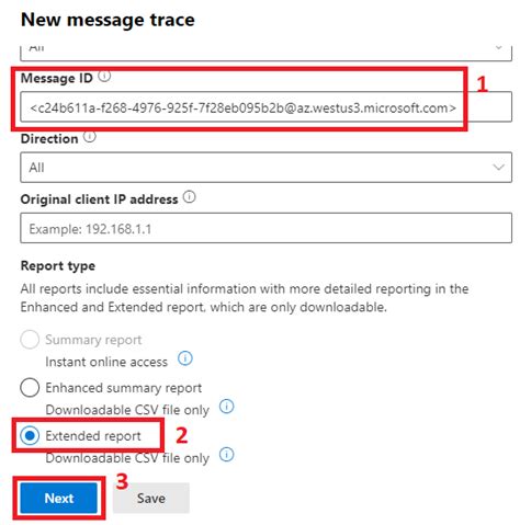 How To Run Extended Message Trace In Office 365