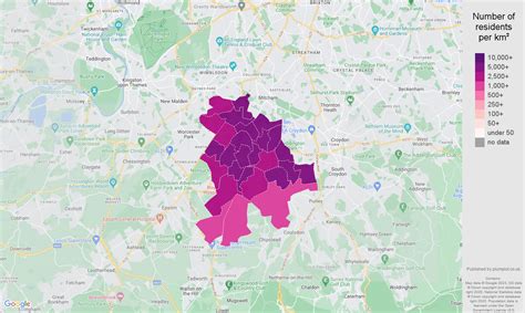 Sutton Population Stats In Maps And Graphs
