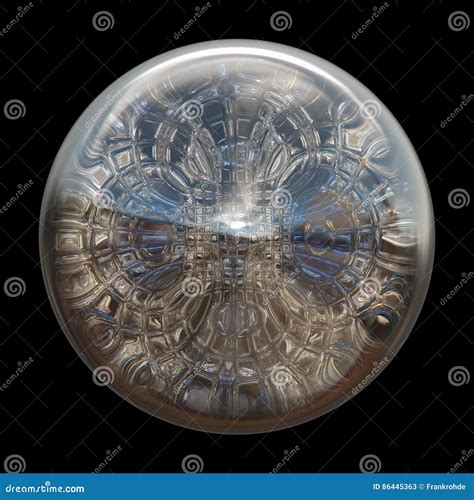 Wonderful Abstract Illustrated Glass Design Stock Illustration