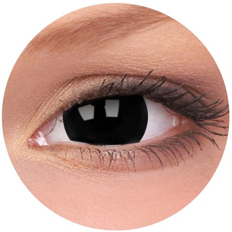 Mini Sclera Black Titan Contact Lenses Lens Fx
