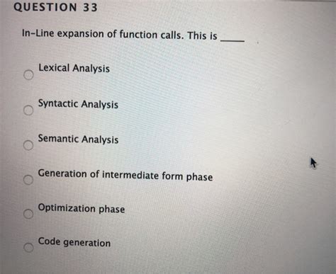 Solved Question 31 Declarations Types Number Of Function