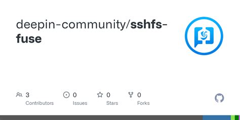 GitHub Deepin Community Sshfs Fuse