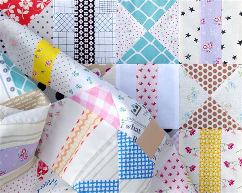 Two Block Patchwork Quilt ~ Work In Progress Red Pepper Quilts