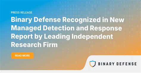 Binary Defense Recognized In New Managed Detection And Response Report