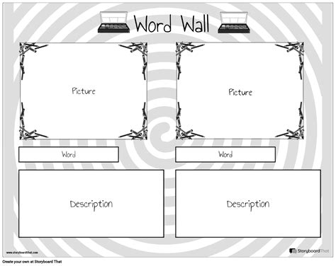Word Wall 8 Storyboard By Templates