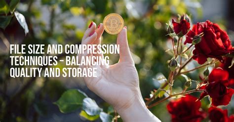 File Size And Compression Techniques Balancing Quality And Storage