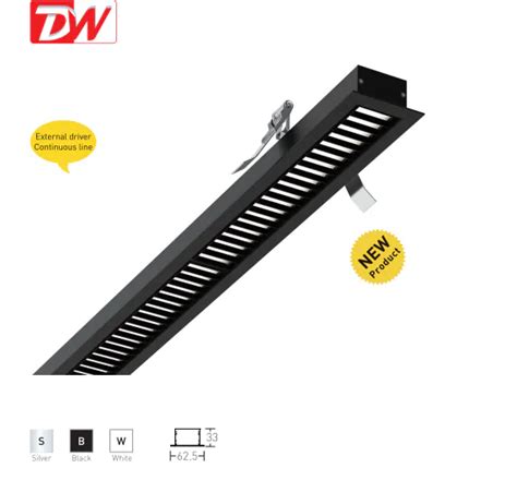 L50 Recessedgrille Diffuser Linear Light Dolight Led Panel