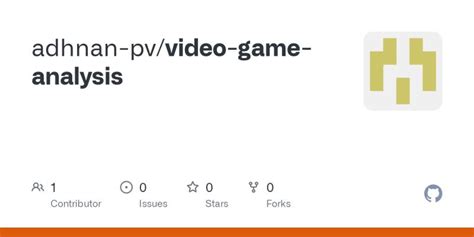 adhnan pv on linkedin github adhnan pv video game analysis