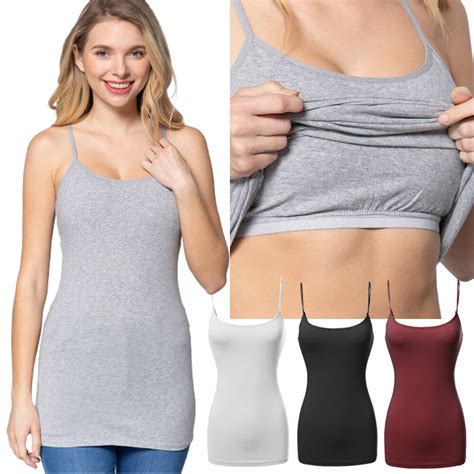 Womens Camisole With Shelf Bra Perfect Shelf Bra Tank Jjill