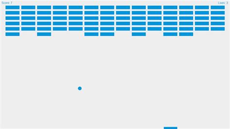 Javascript Games In Uwp Webview 2d Breakout Game Youtube