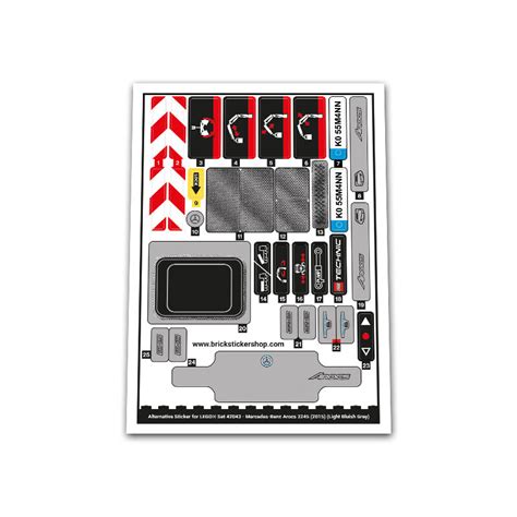 Lego Sticker High Quality Replacement Brickstickershop Brickstickershop