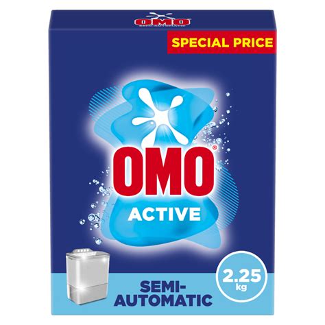 Omo Semi Automatic Powder Laundry Detergent Active 2 25 Kg Nahdi