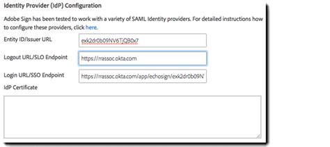 Enable Single Sign On With SAML Enable Single Sign On With SAML